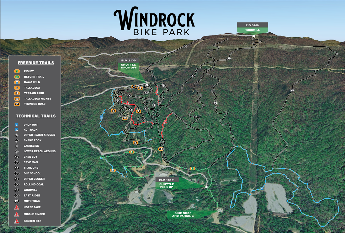 Trails – Windrock Bike Park